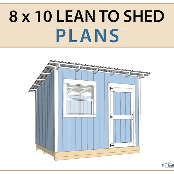 Lean to Shed Plans - Etsy