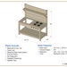 Mud Kitchen DIY Plans - Easy Build Kid's Mud Kitchen Blueprint PDF - Etsy