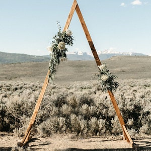 Triangle Wedding Arbor DIY Plans PDF Backyard Trellis and | Etsy Canada