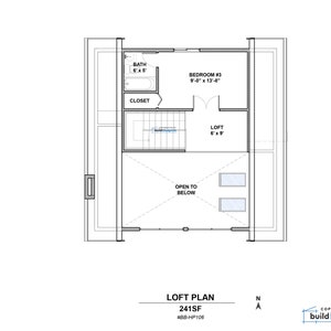 28' X 28' Long Creek Cabin Architectural Plans - Custom 1025SF 3 ...
