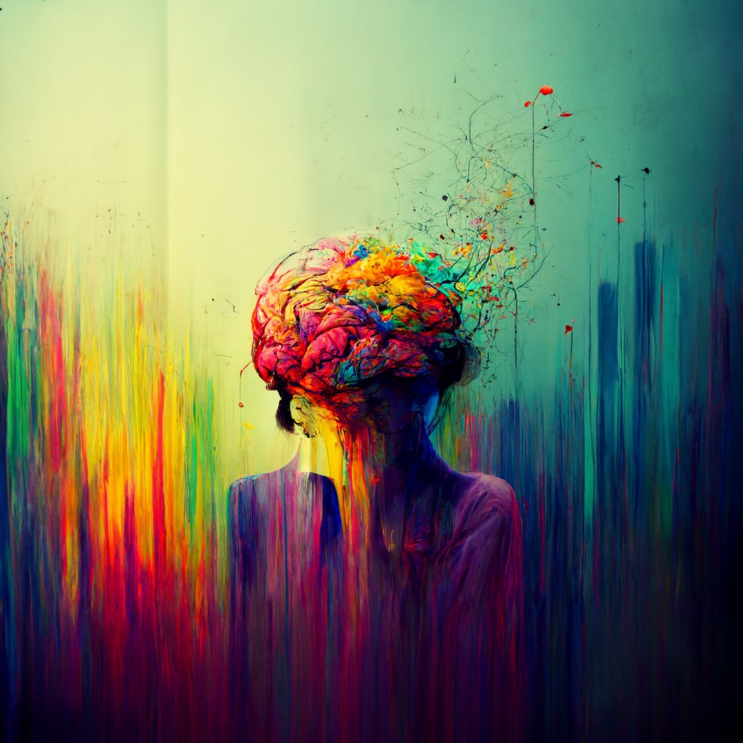 HARMONISE: ADHD Art, Autistic Art, Framed Print, Neurodiversity Art ...