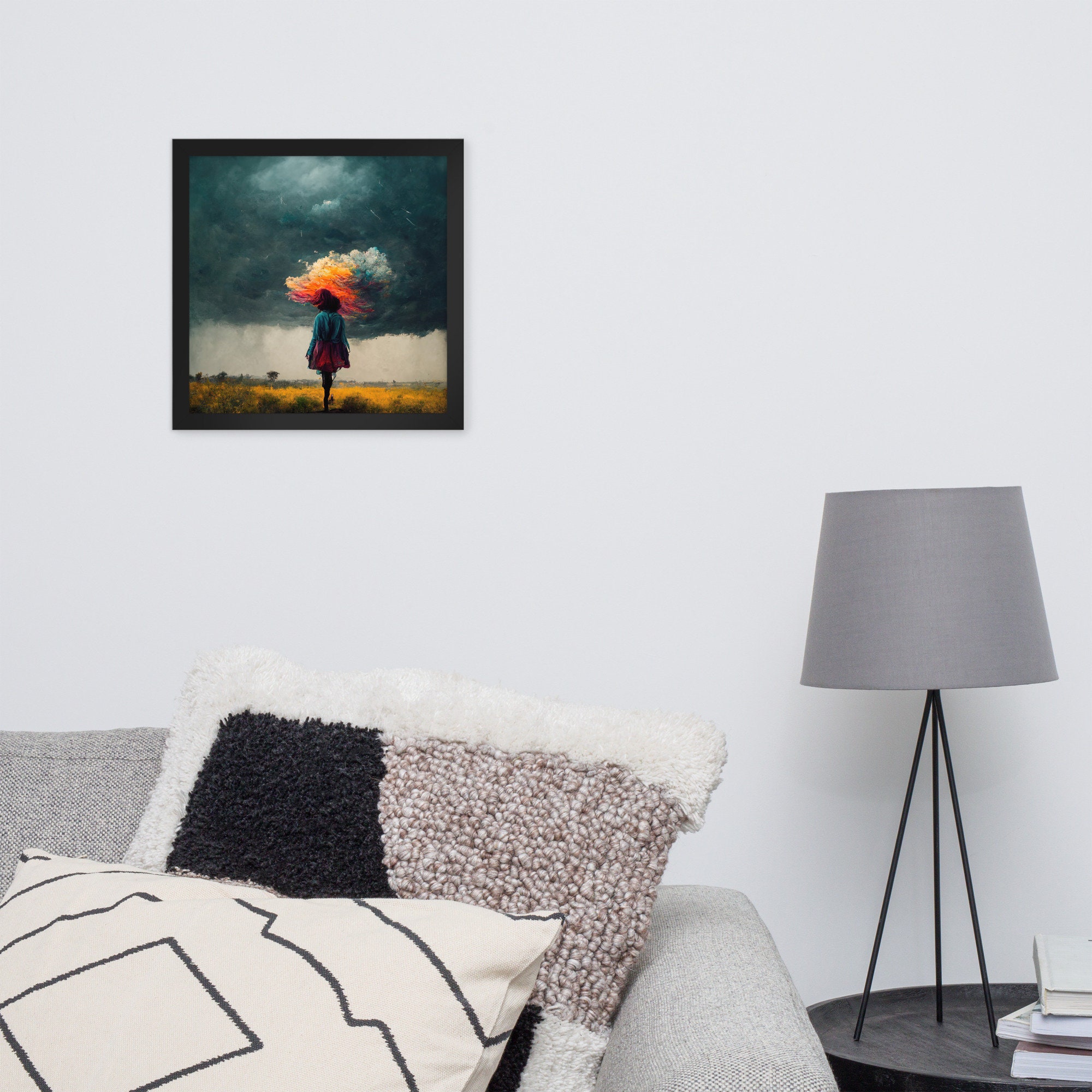 THE STORM: ADHD Art, Autistic Art, Framed Print, Neurodiversity Art ...