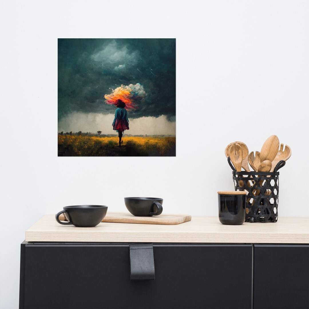 THE STORM: ADHD Poster Art, Autistic Art, Neurodiversity Art, Wall Art ...