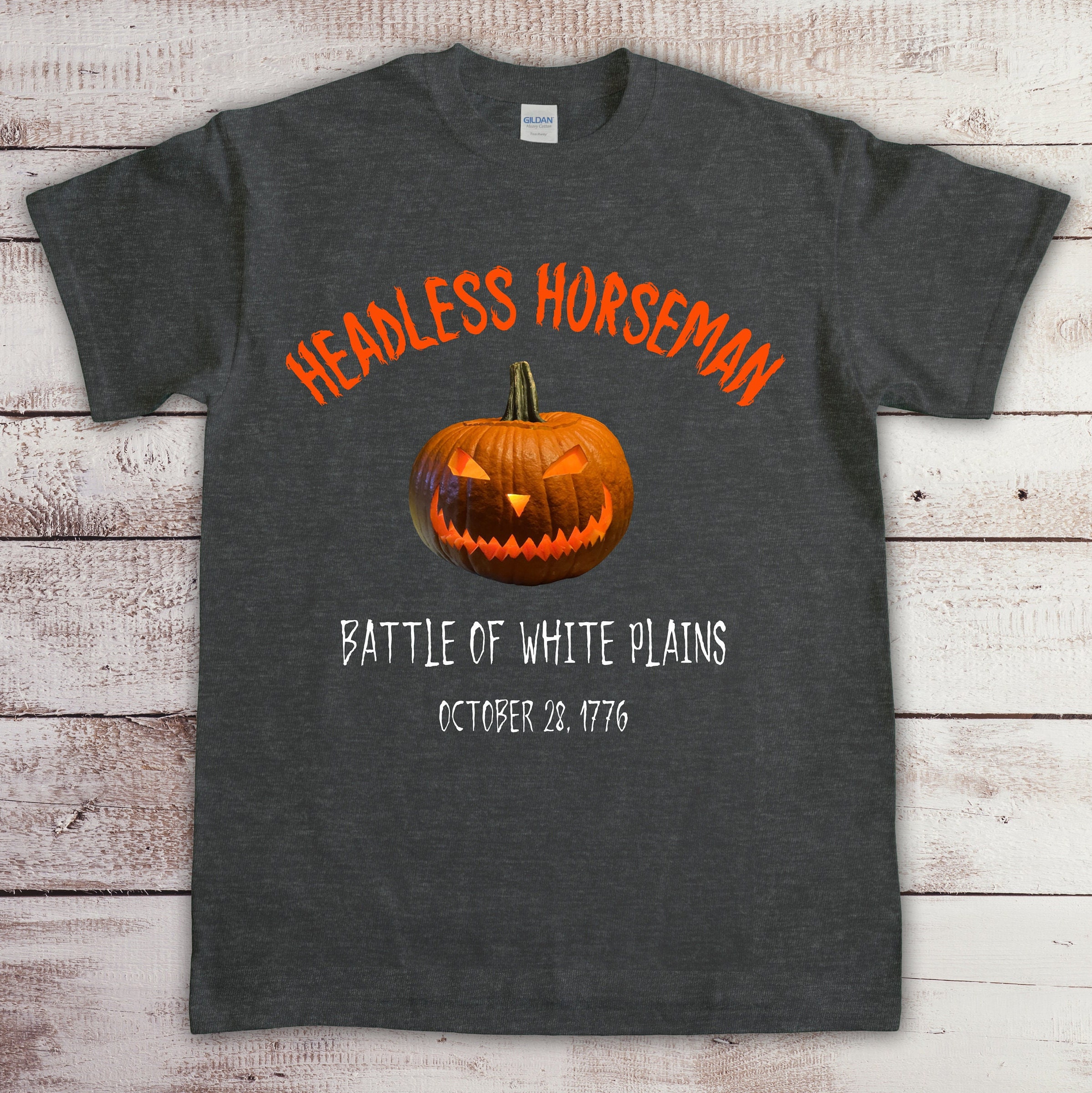 HEADLESS HORSEMAN Shirt/legend of Sleepy Hollow/pumpkin/jack-o-lantern ...