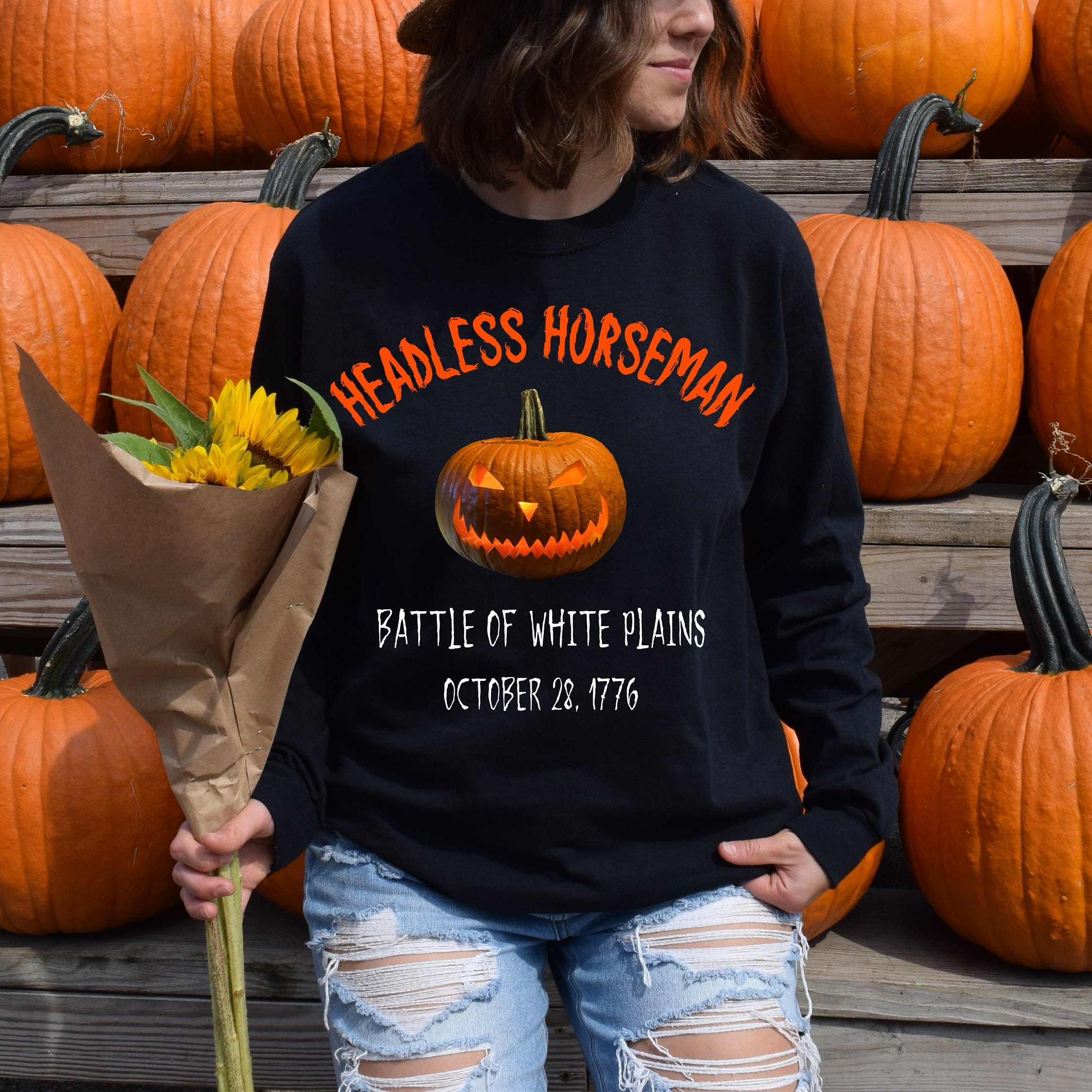 HEADLESS HORSEMAN Shirt/legend of Sleepy Hollow/pumpkin/jack-o-lantern ...
