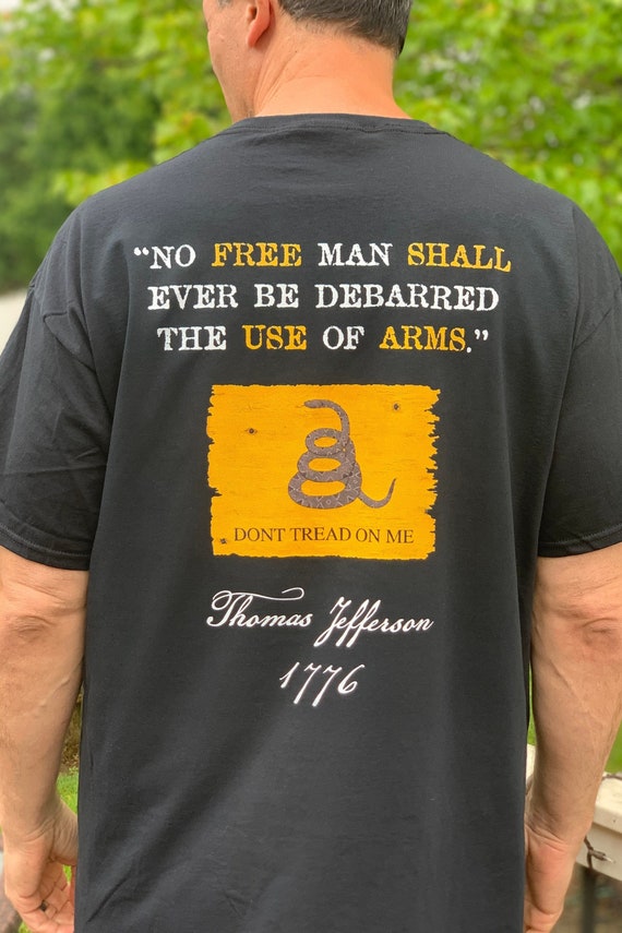 THOMAS JEFFERSON Quote/no Free Man Shall Ever Be Debarred the | Etsy