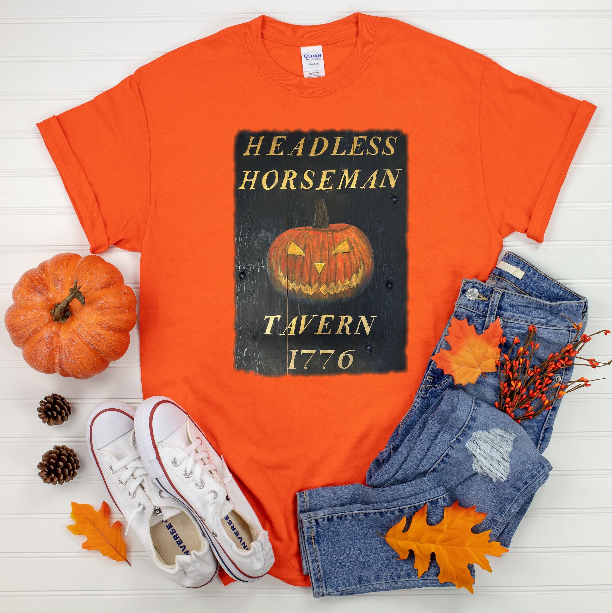 HEADLESS HORSEMAN TAVERN Shirt/headless Horseman Tavern Sign/halloween ...