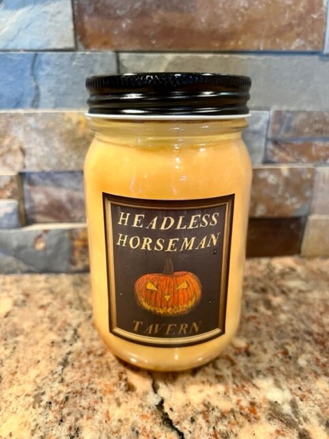 HEADLESS HORSEMAN Tavern Candle/soy Candle/pumpkin Pie Scent/16 Oz ...