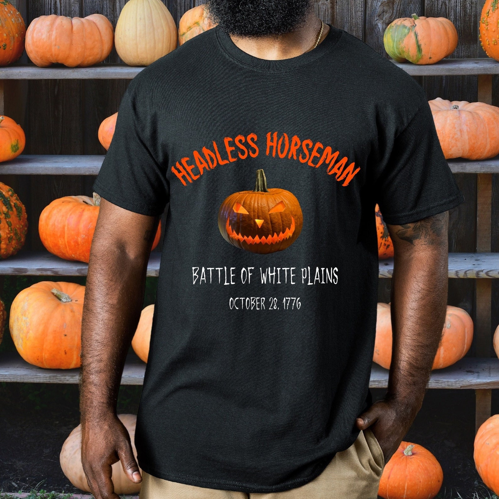 HEADLESS HORSEMAN Shirt/legend of Sleepy Hollow/pumpkin/jack-o-lantern ...