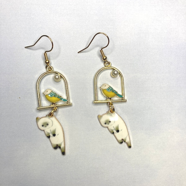 Bird Earrings - Etsy