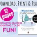 Piano Bingo Game for Beginning Piano Lessons and Preschool Learning ...