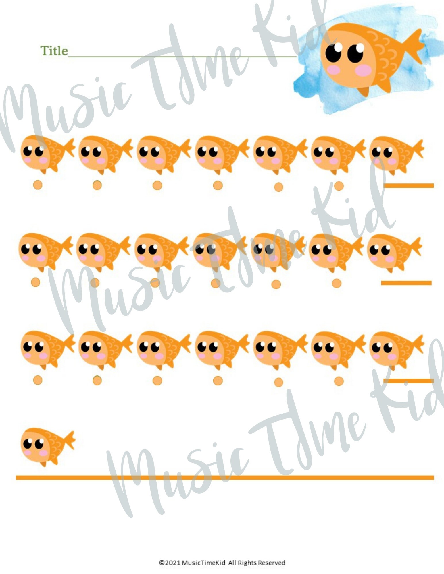 Fun Piano Printable for Preschool Learning Long & Short Rhythm ...