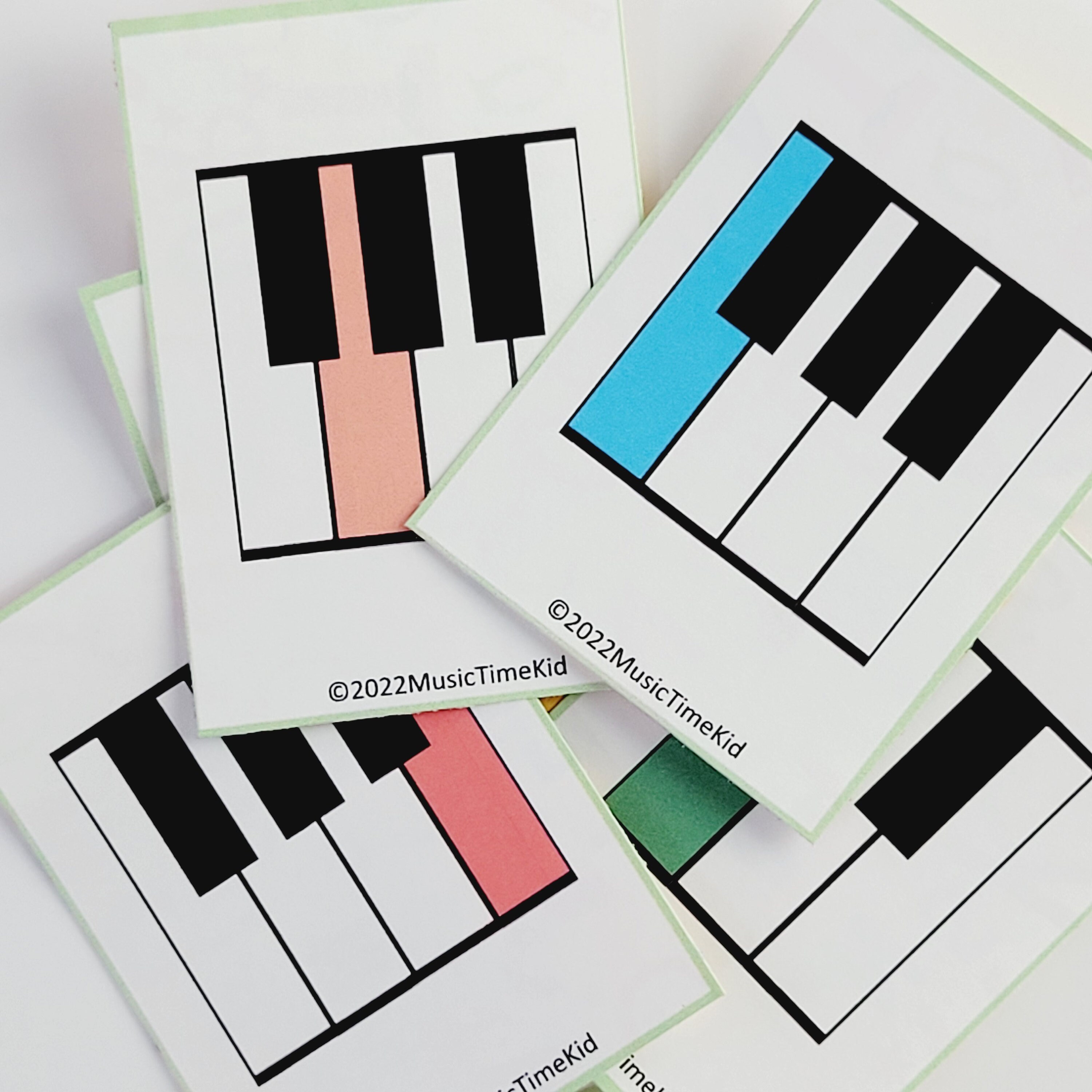 ABC Song Piano Printable With Alphabet Letters for Preschool Learning ...