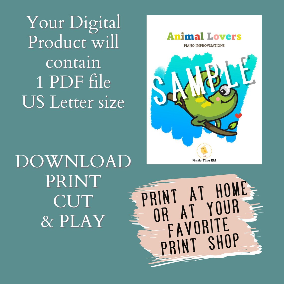 Twinkle Twinkle Little Star Piano Printable Sheet Music With Alphabet ...