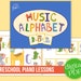 Music Alphabet Animals Matching Card Game Piano Printable - Etsy