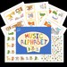 Music Alphabet Animals Matching Card Game Piano Printable - Etsy