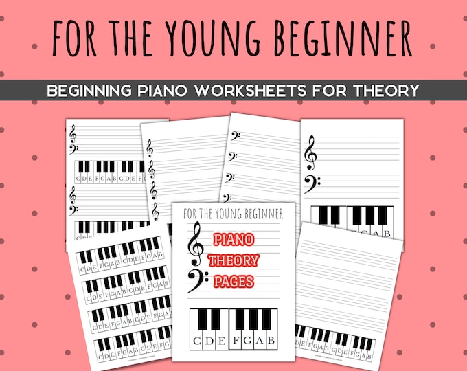 Piano Teacher Keyboard Diagram Paper: Download and Printable PDF Great ...