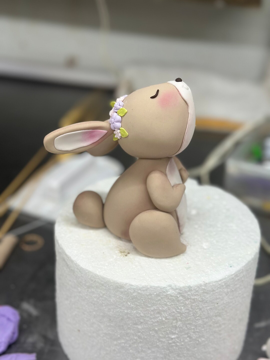 Bunny Cake Topper - Etsy