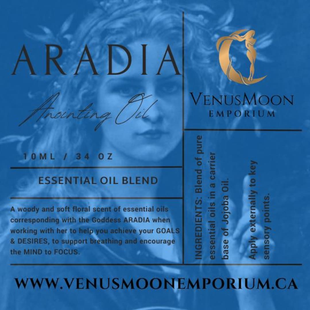 ARADIA ANOINTING Oil • Witch Queen Ritual Oil • Regina Di Fata ...