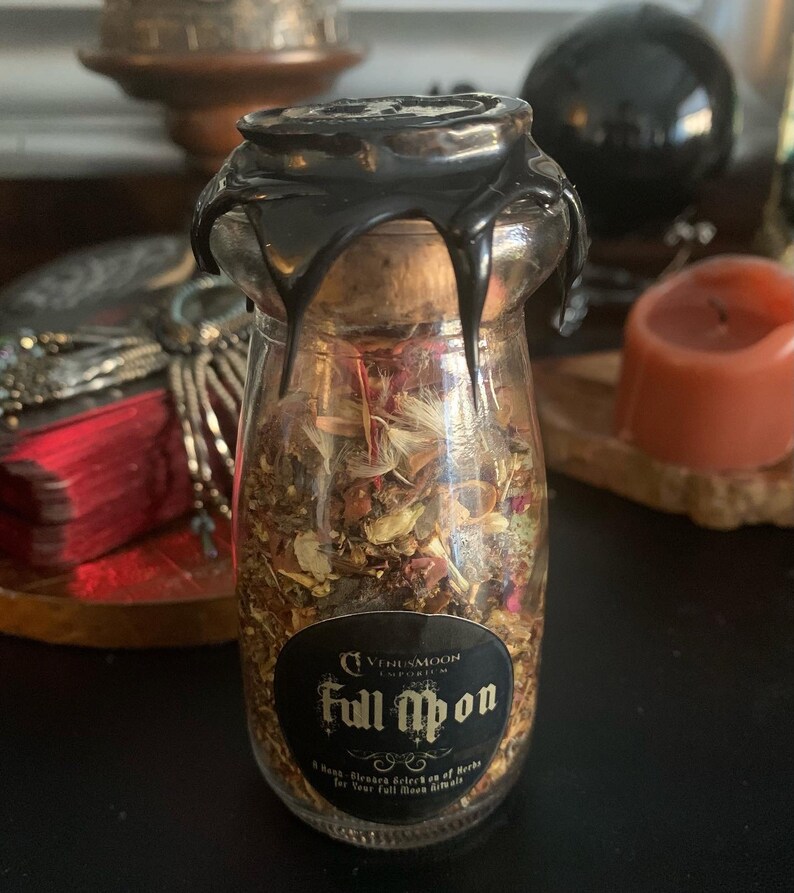 Full Moon Incense Necromancy Incense Sacred Space Incense - Etsy