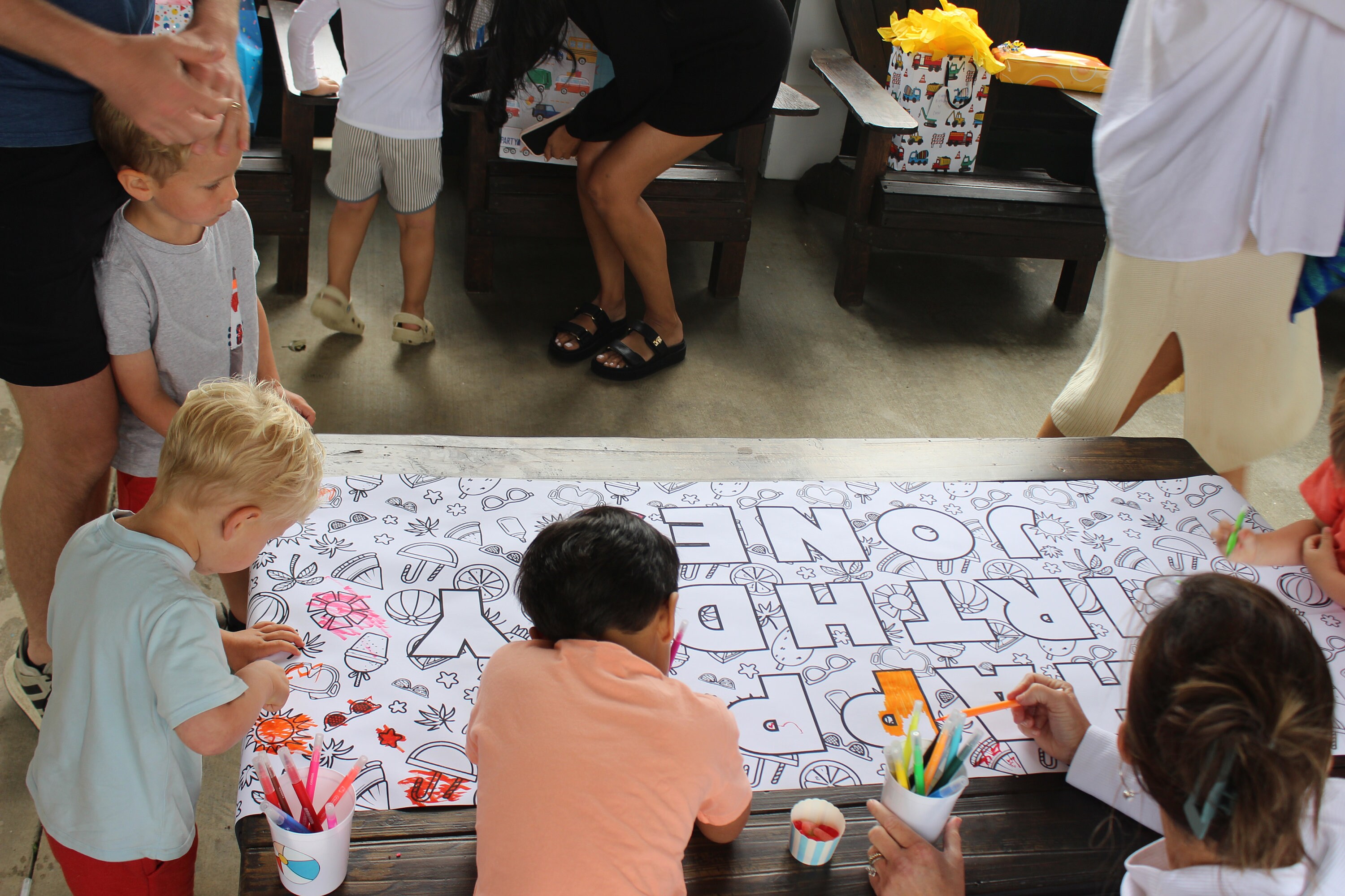 Personalized Giant Coloring Poster | Summer Themed - Etsy
