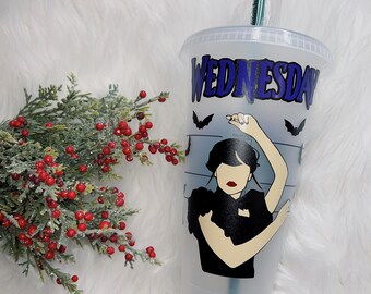 Wednesday Addams Cup - Etsy