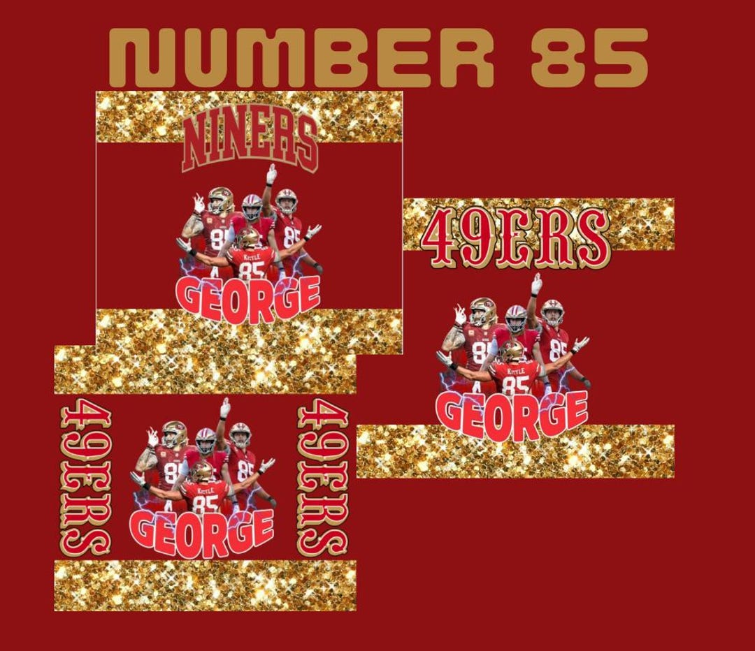 Kittle Sublimation, 49ers PNG, Sublimation, 49ers Decal, 49ers Tumbler ...