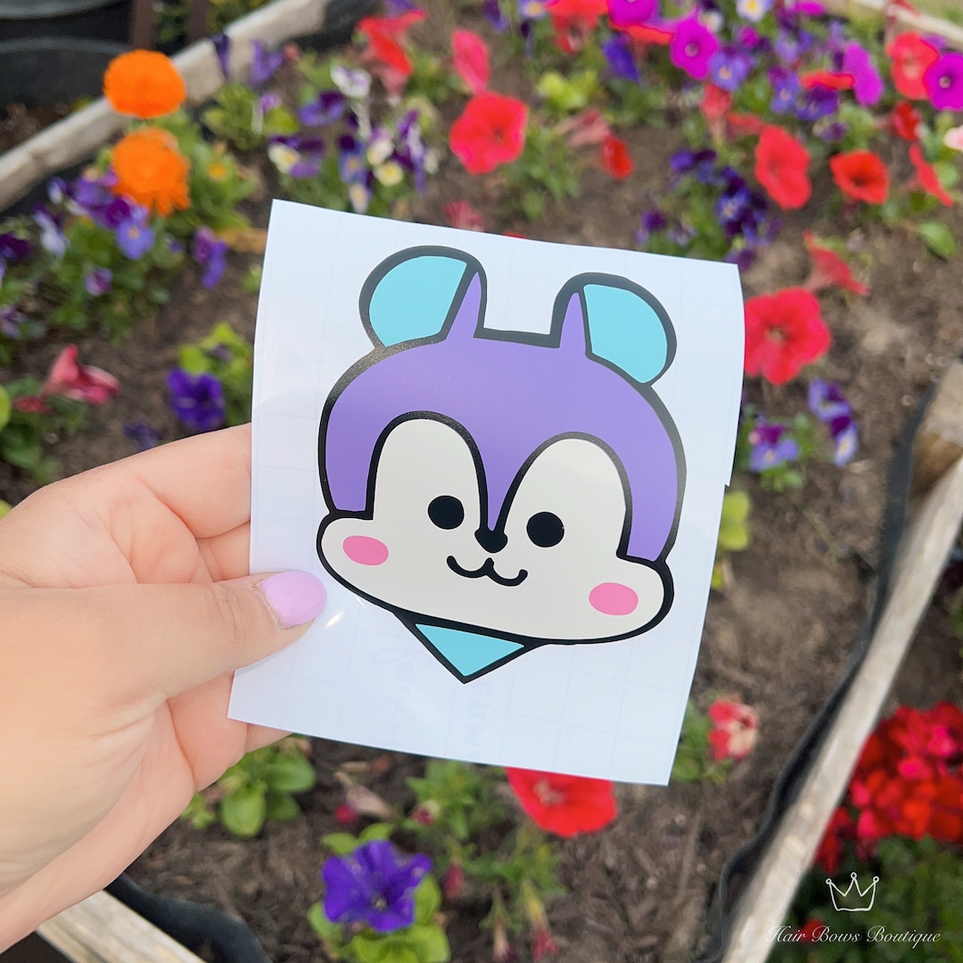 Mang Decal/ BTS/ BT21/ Car Decals/ Cute/ Kawai/ Car Window, Yeti ...
