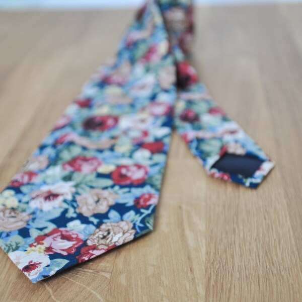 Floral Necktie - Etsy