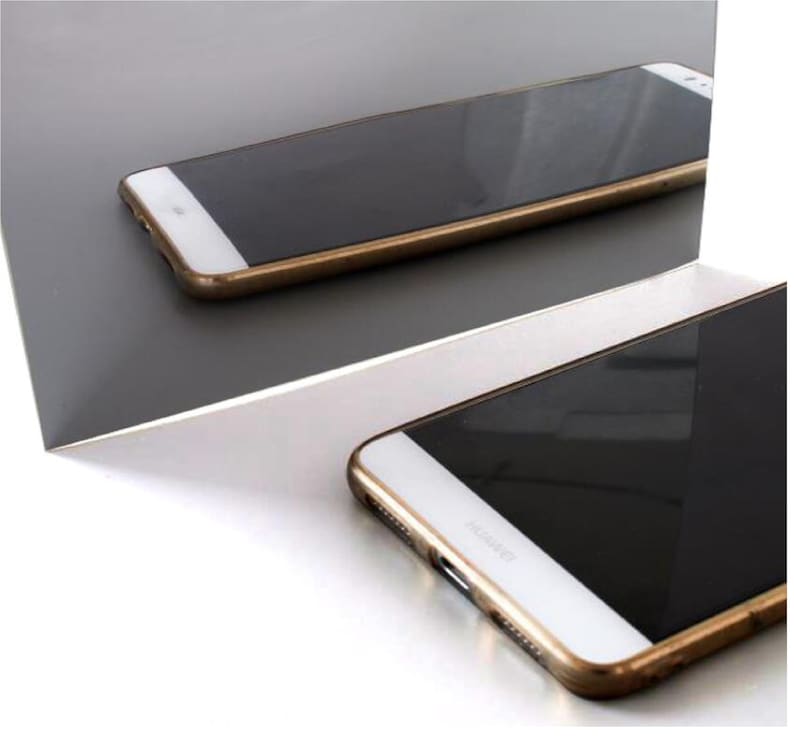 16 Sheets Mirror Removable Wall Stickers Acrylic Flexible for Home Room ...