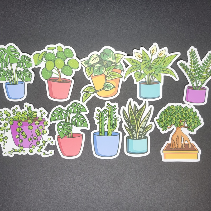 Plant Sticker - Etsy