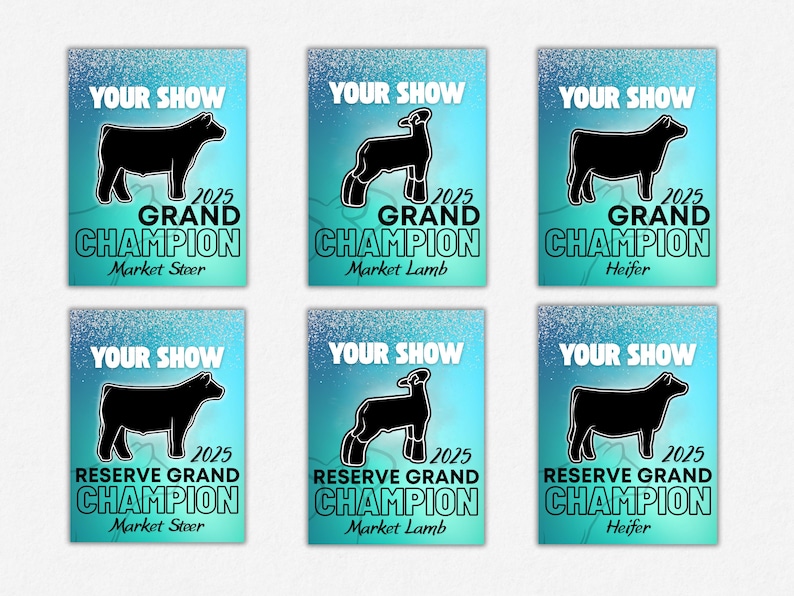 Personalized Vinyl Livestock Show Banner | Custom Stock Show Poster for ...