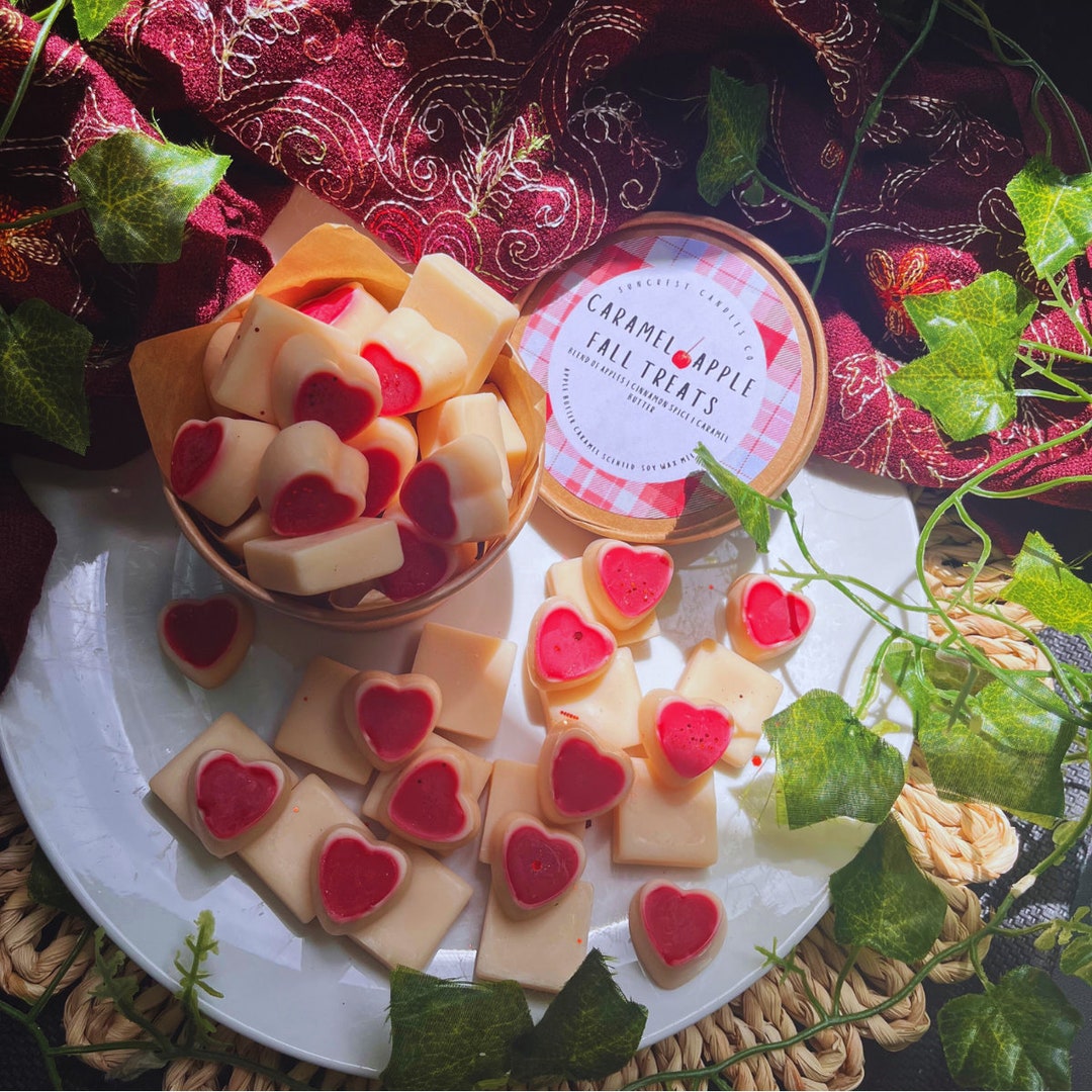 Caramel Apple Fall Treats Wax Melts, Pumpkin Shaped Wax Melts, Fall ...