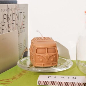 Retro Bus Car Candle, Retro Camper Gift, Rustic Camper Candle Gift ...