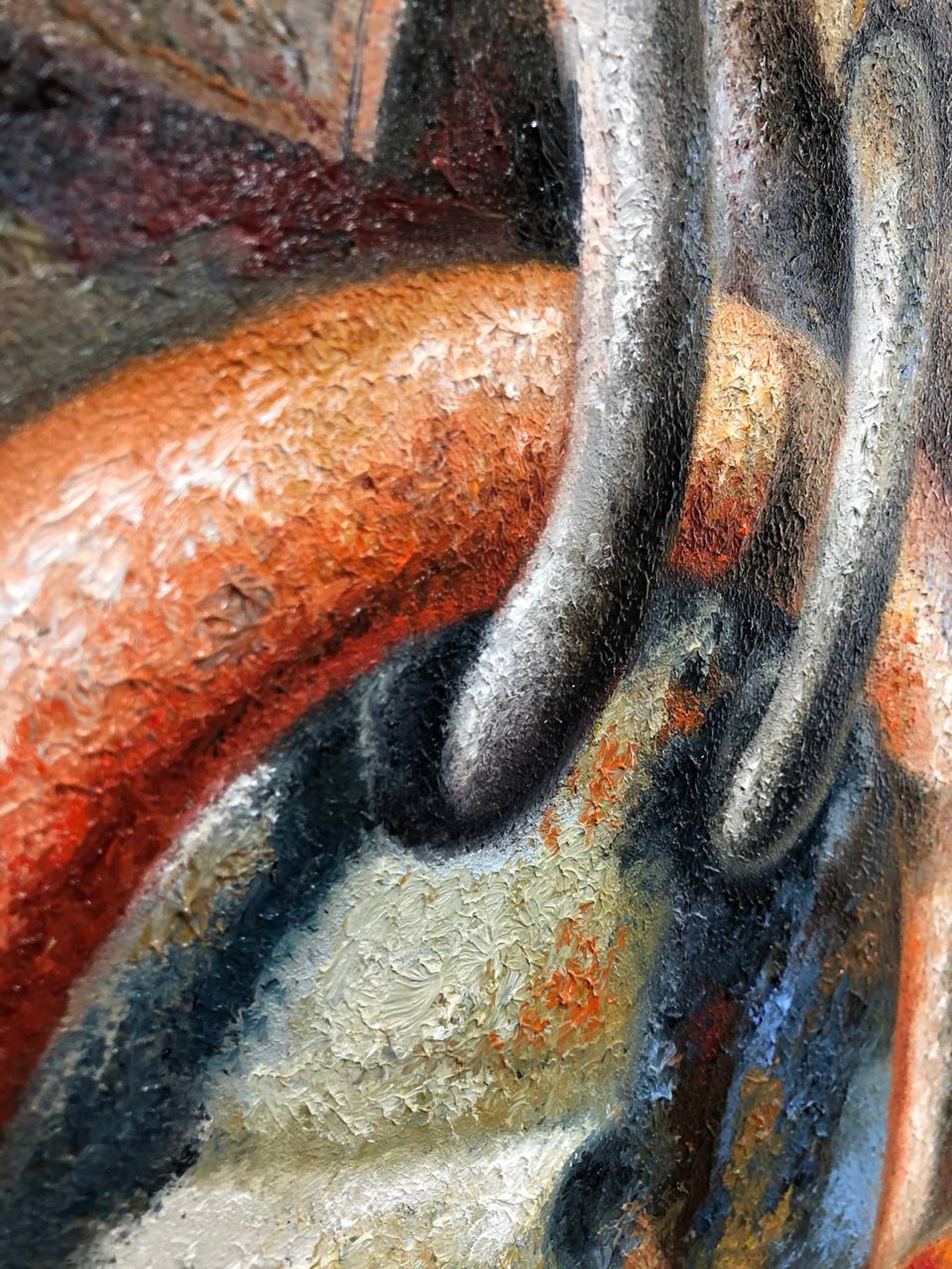 Old Lock, Original Oil Painting, Original Canvas Art, Surrealist ...