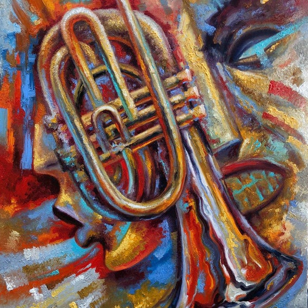Jazz Painting - Etsy