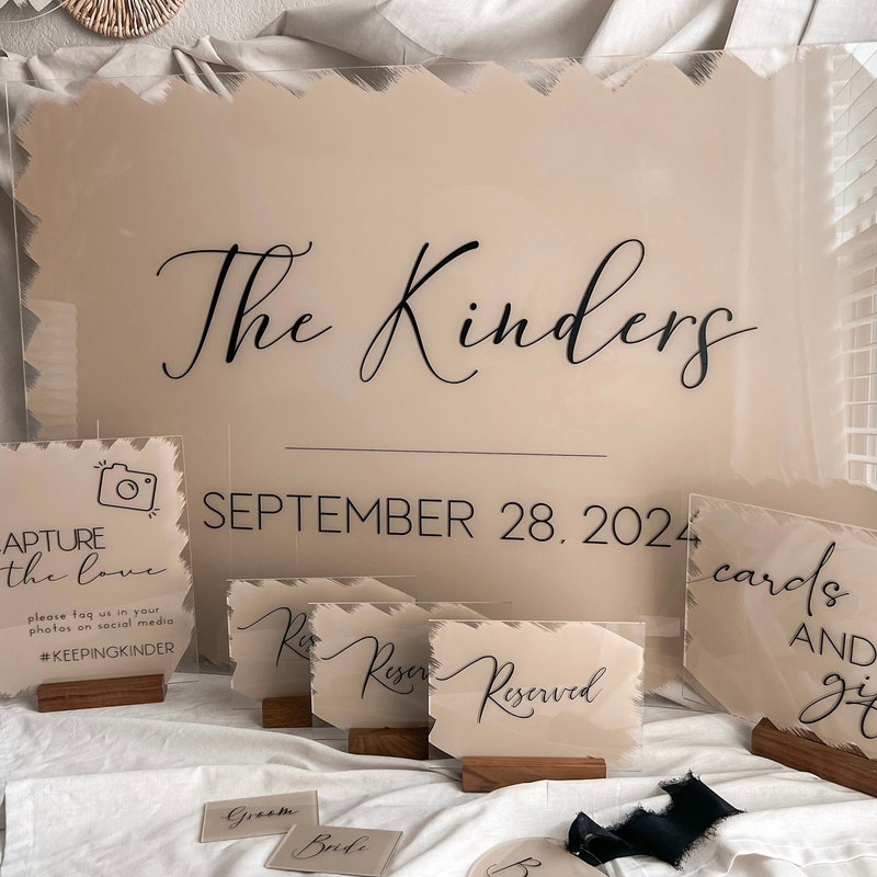 Wedding Sign Bundle - Etsy