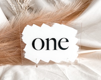 Acrylic Table Number Script Font Wedding Decor Wedding Table Numbers - Etsy