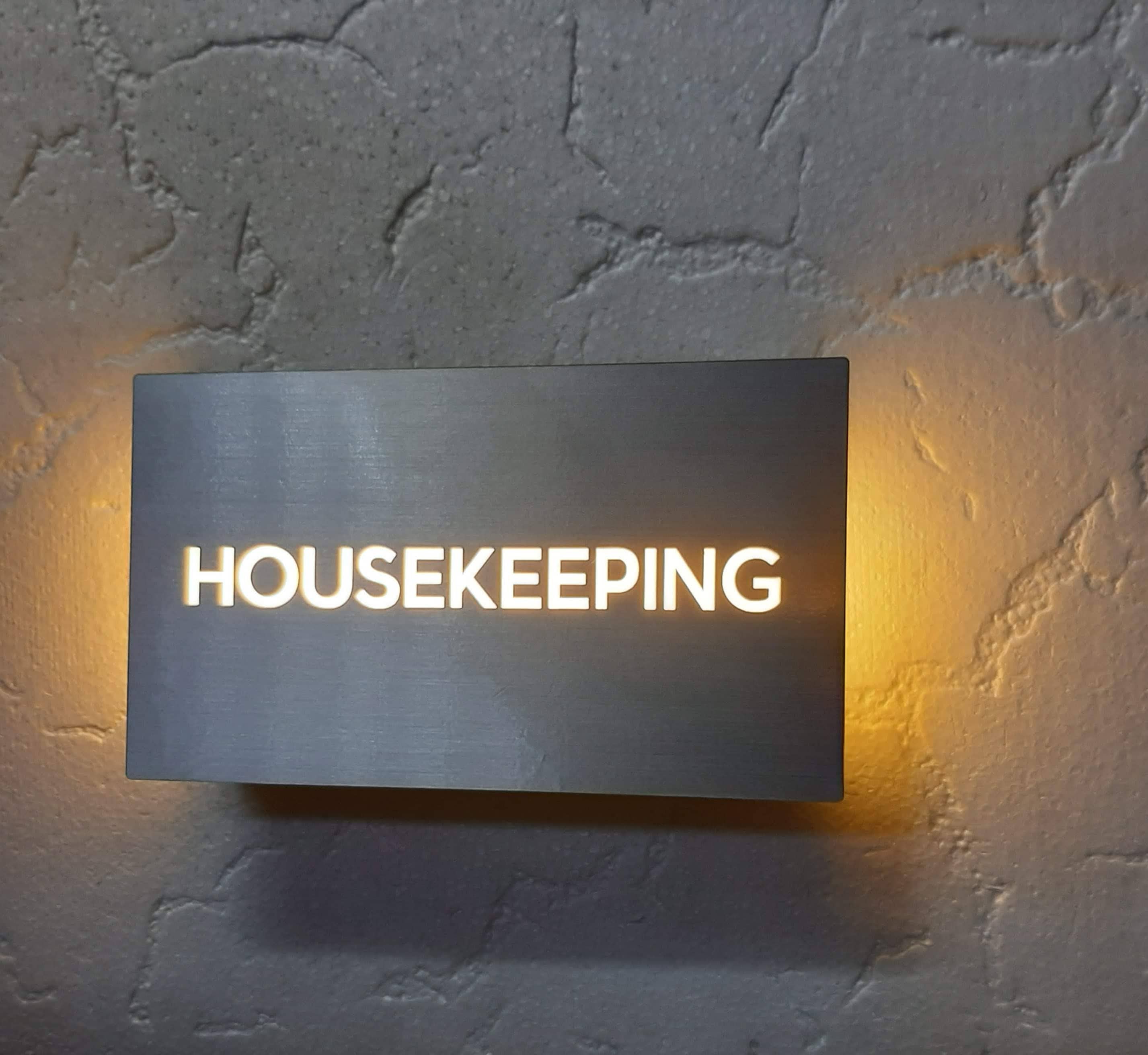 Illuminated LED Custom Door Sign, for Hotels - 10" X 4" - Etsy