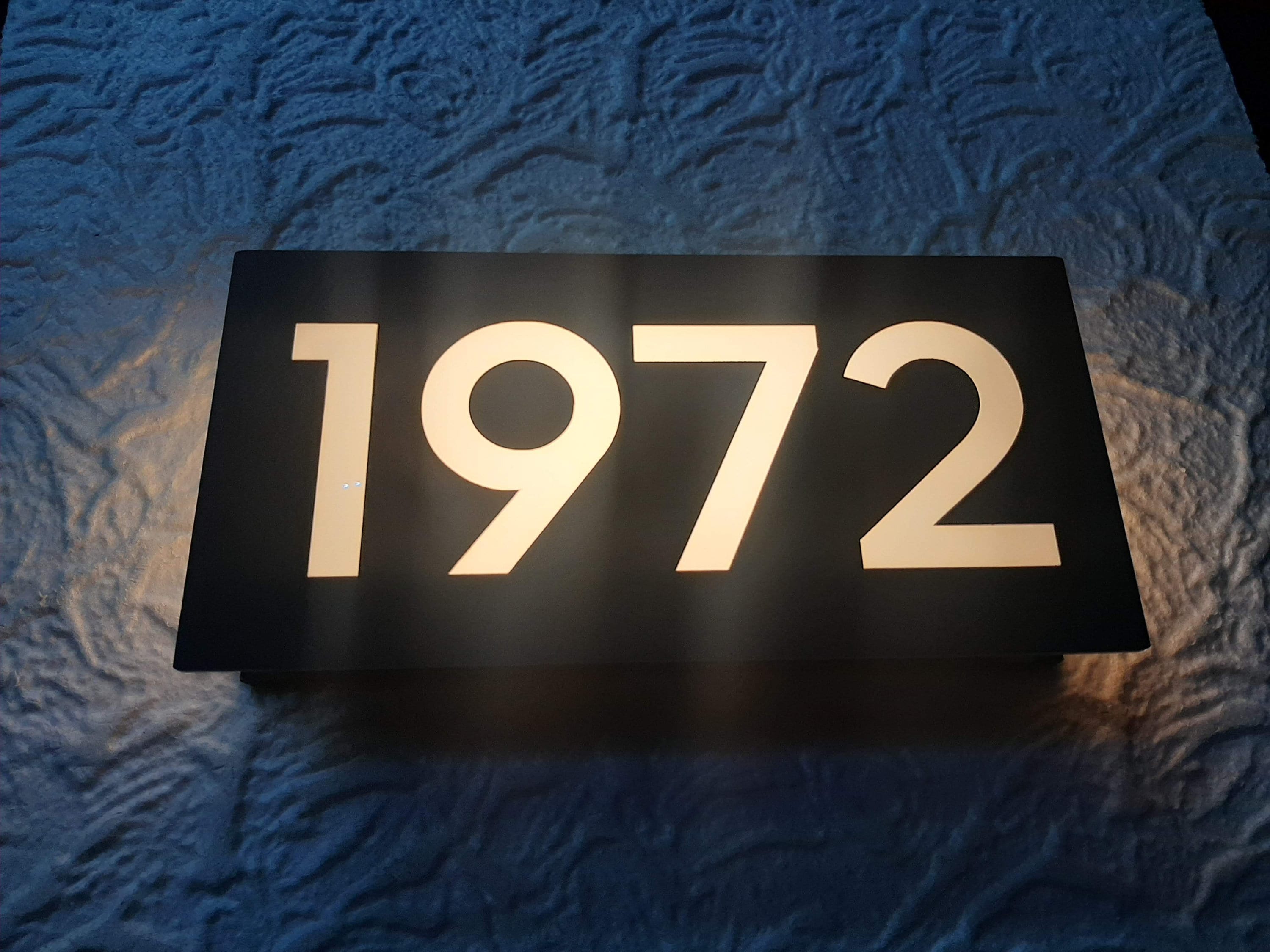 Illuminated LED Custom Rectangle Door Number Sign - 10" X 5" - Etsy