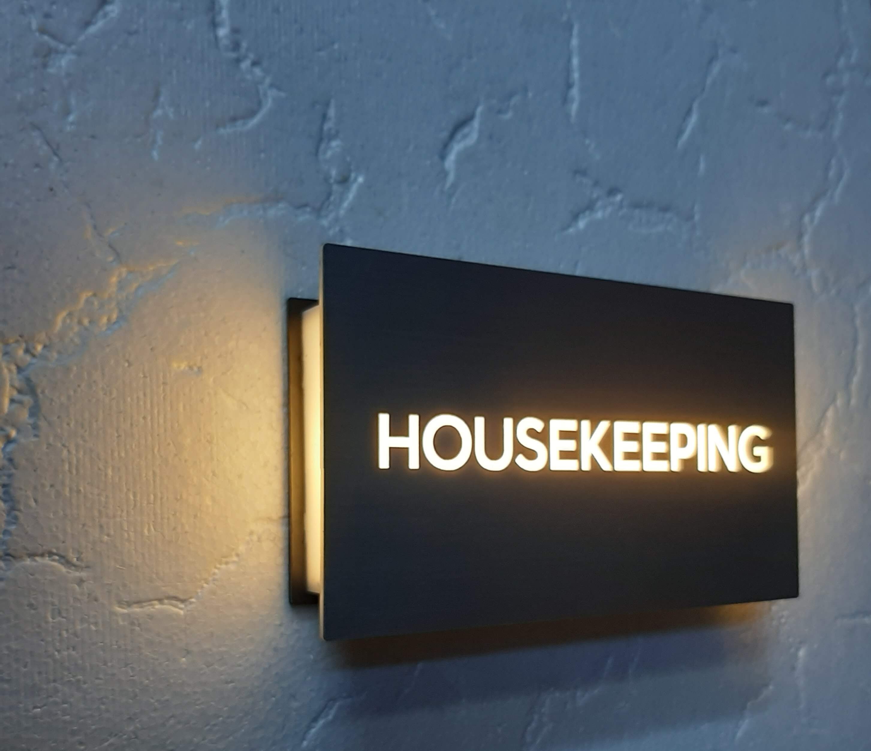 Illuminated LED Custom Door Sign, for Hotels - 10" X 4" - Etsy