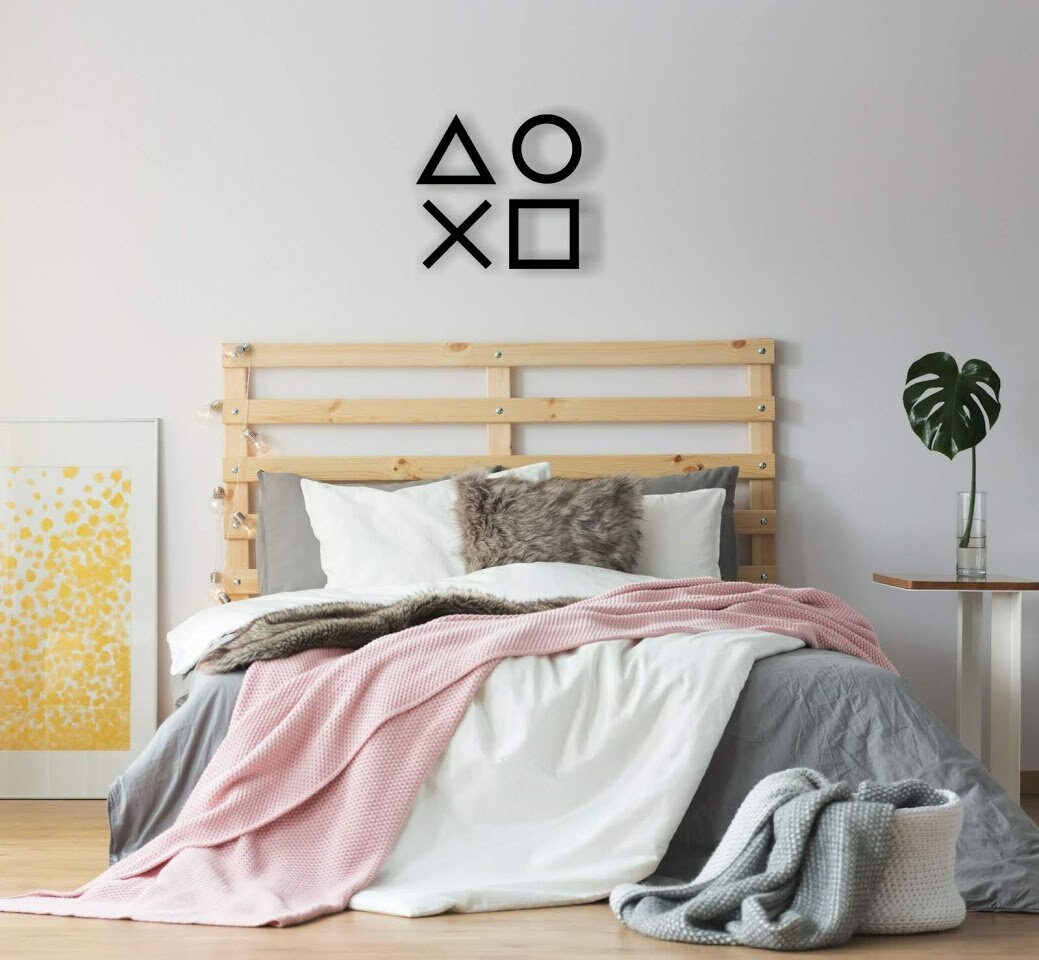 Playstation MDF Wood Wall Decor, Playstation Wall Art, PS Wall Sign ...