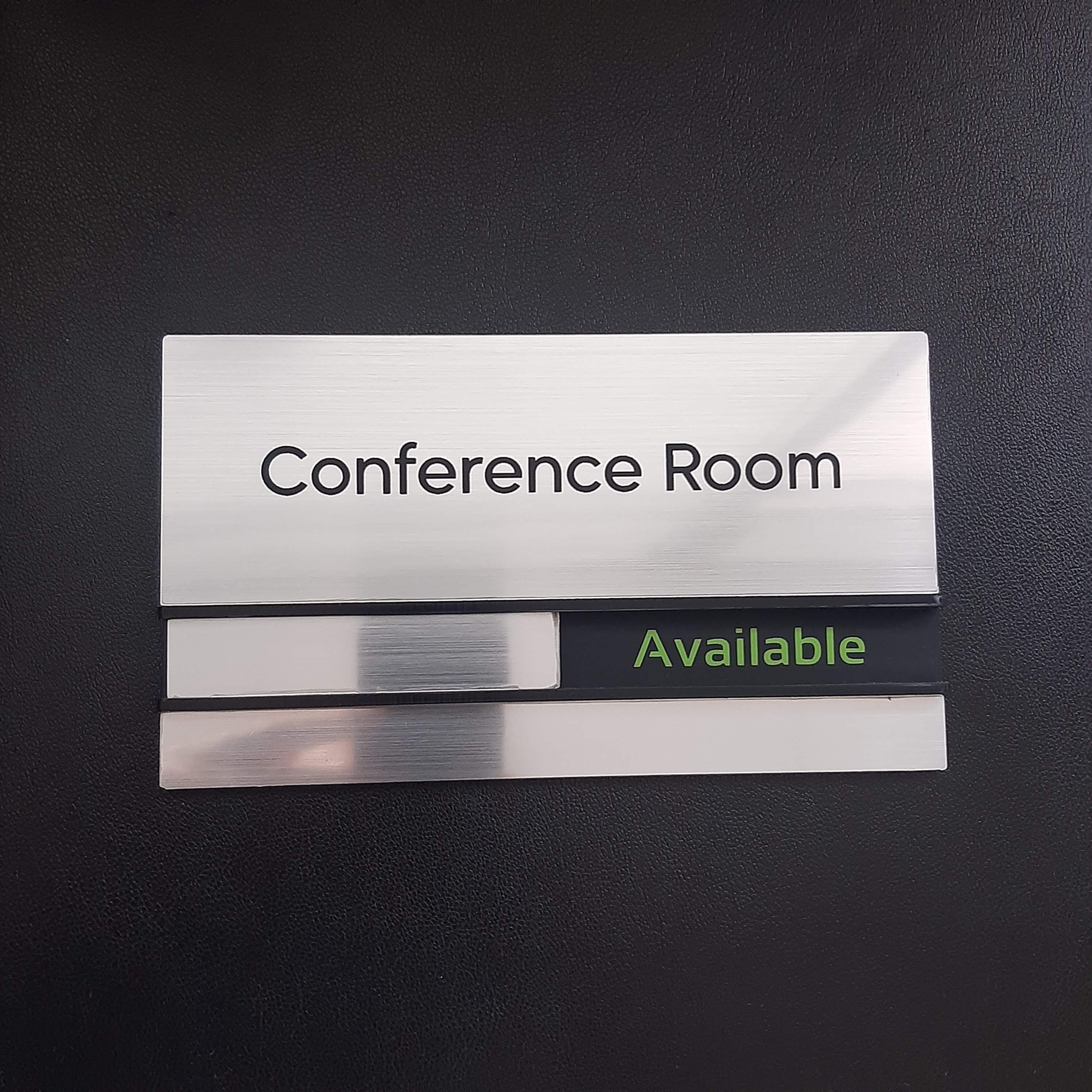 Can Be Moved Custom Busy Available Conference Room Door Sign, Variable ...