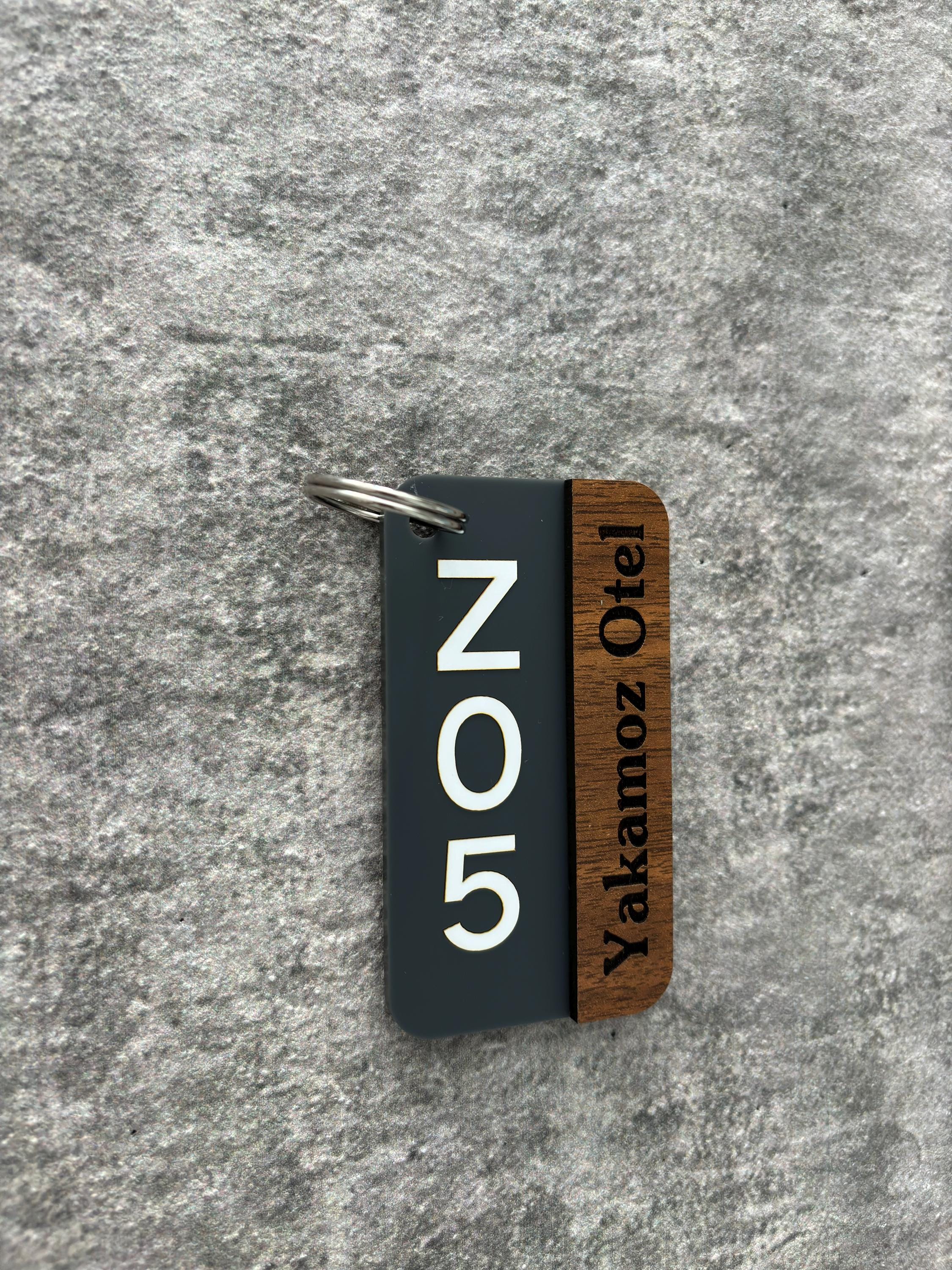 Customizable Hotel Keychain, Engraved Hotel Room Keychain, Keychain ...