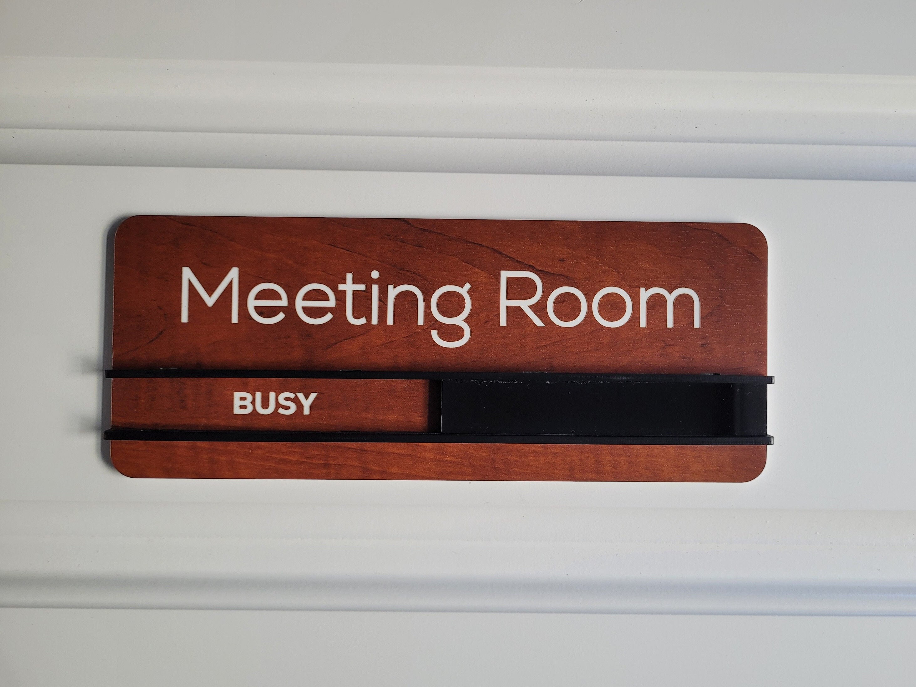 Can Be Moved Custom Busy Available Conference Room Door Sign, Variable ...