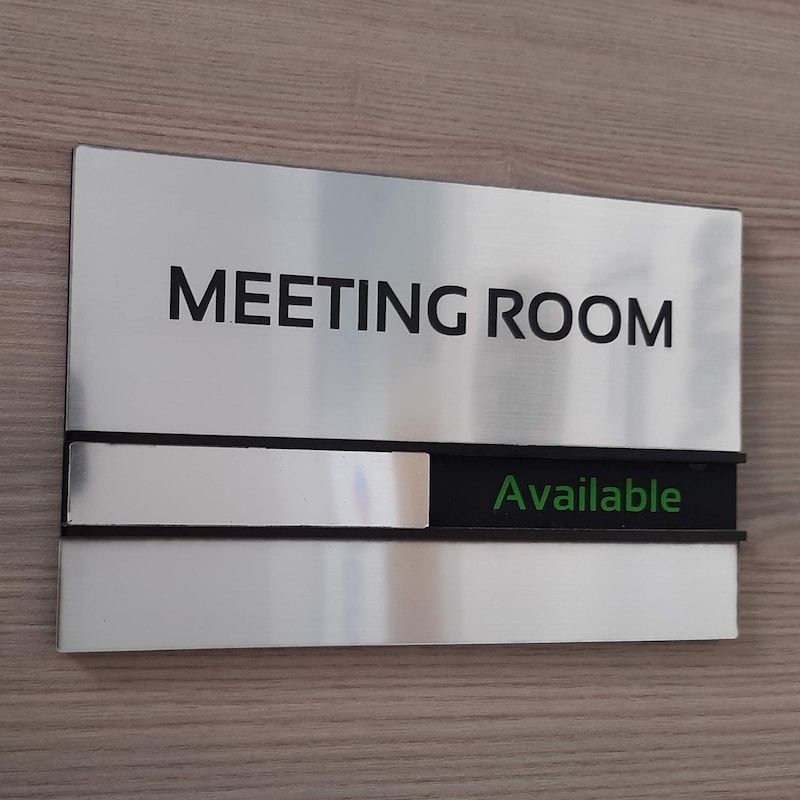 Office Door in a Meeting Signs - Etsy