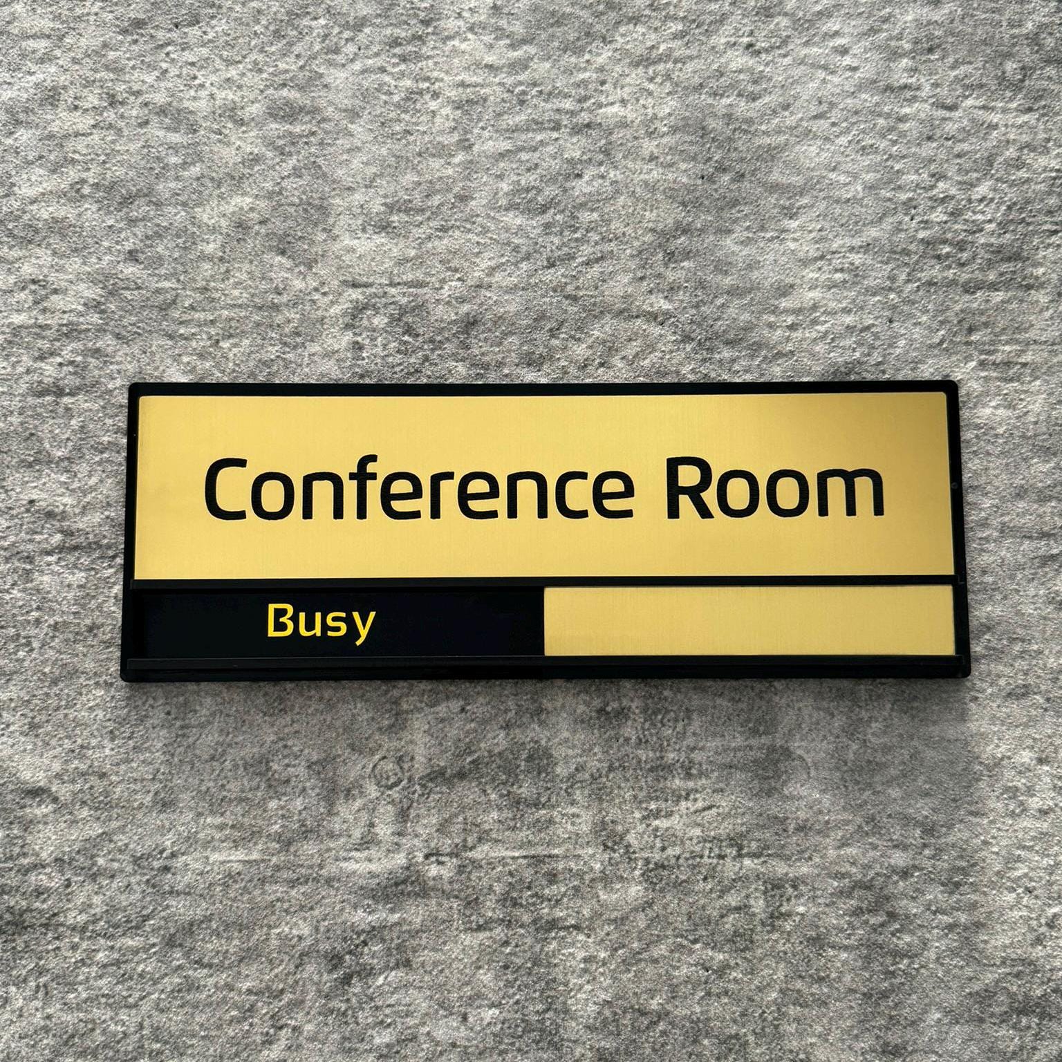 Can Be Moved Custom Busy - Available Conference Room Door Sign ...