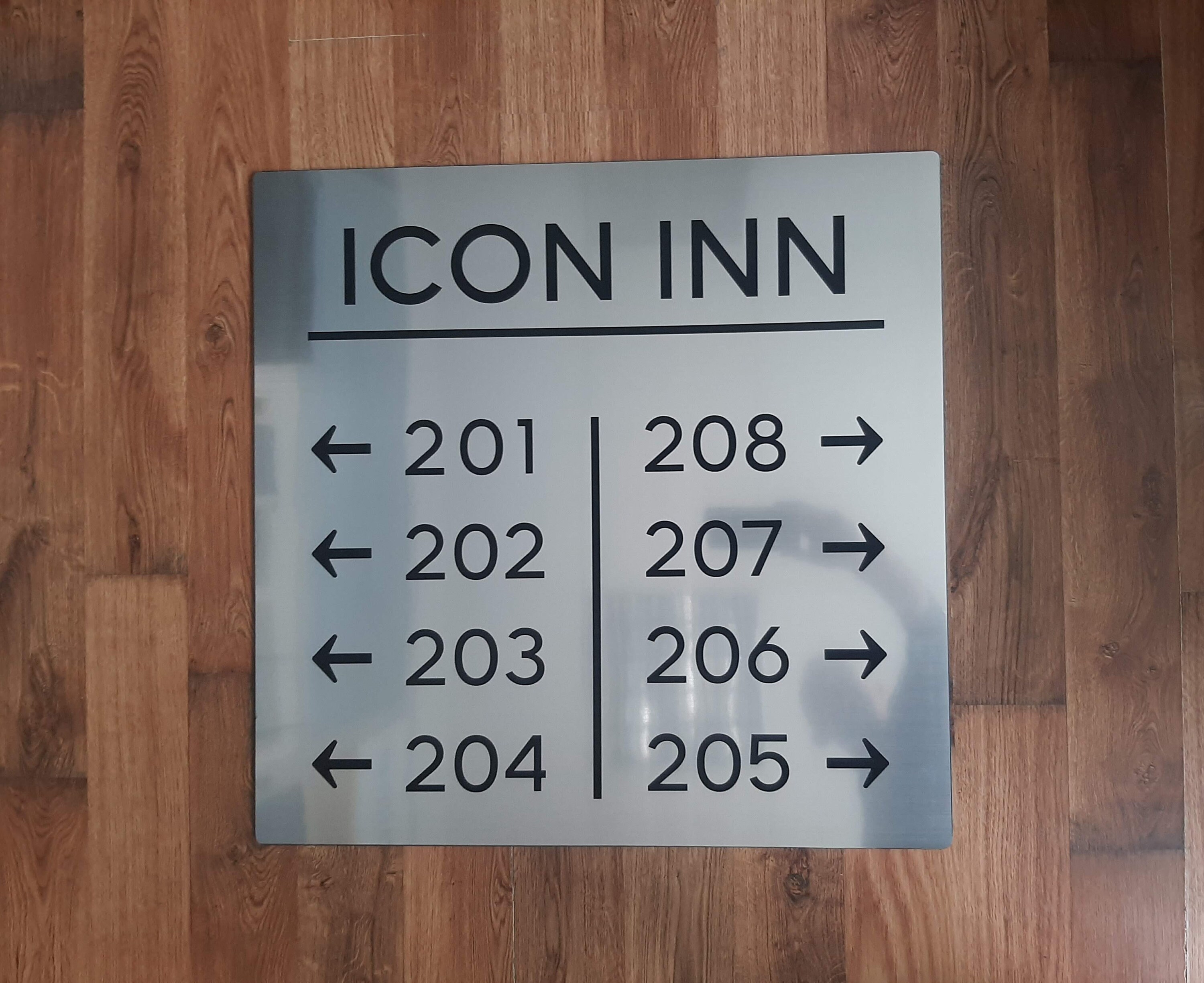 Custom Directional Sign, Wayfinding Sign, Hotel Sign - 16" - Etsy