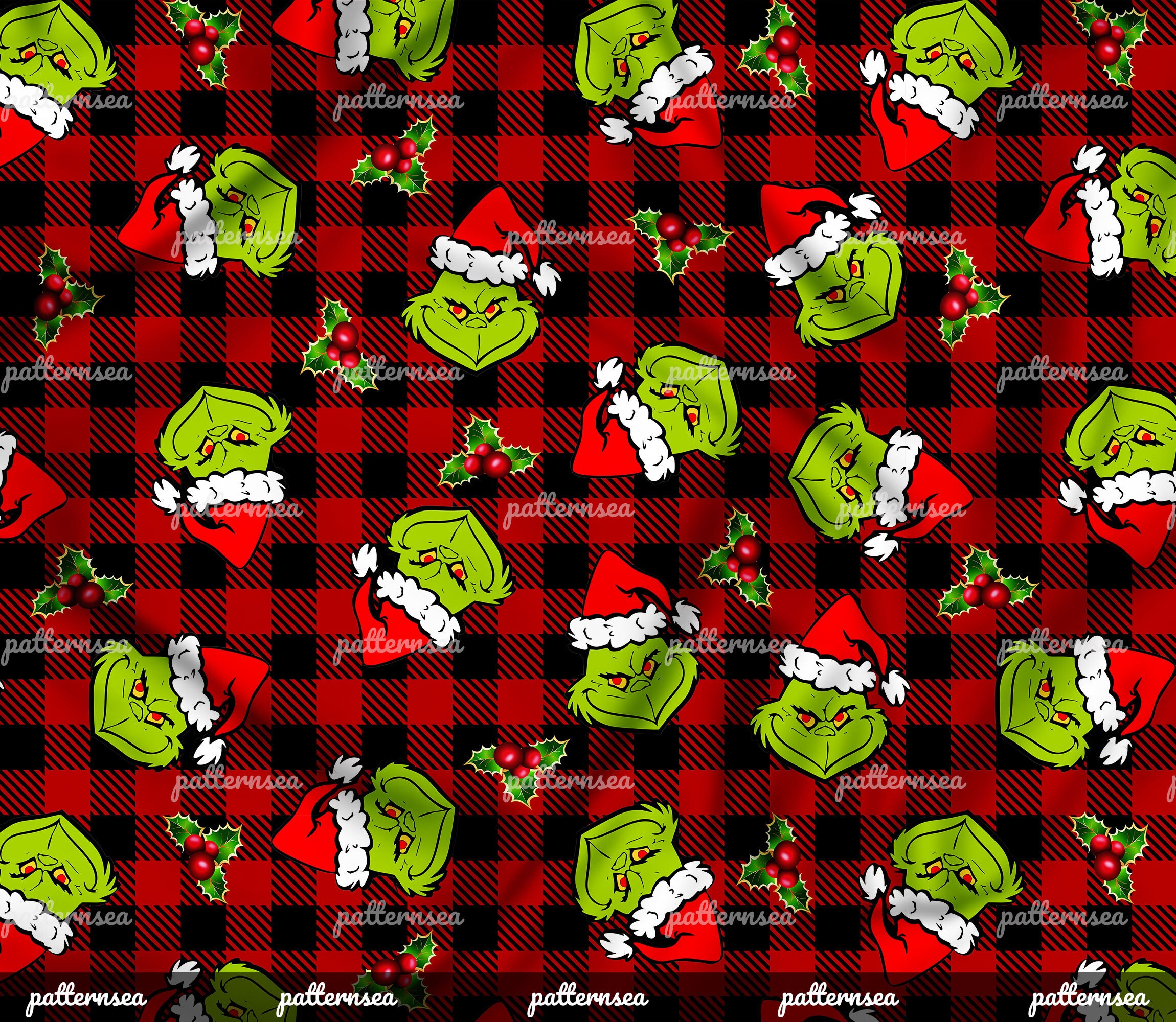 Grinch Digital File Seamless patterncharacter patternnursery | Etsy