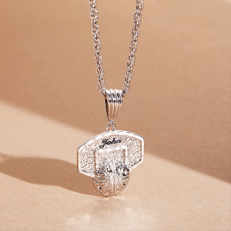 Basketball Necklace - Etsy
